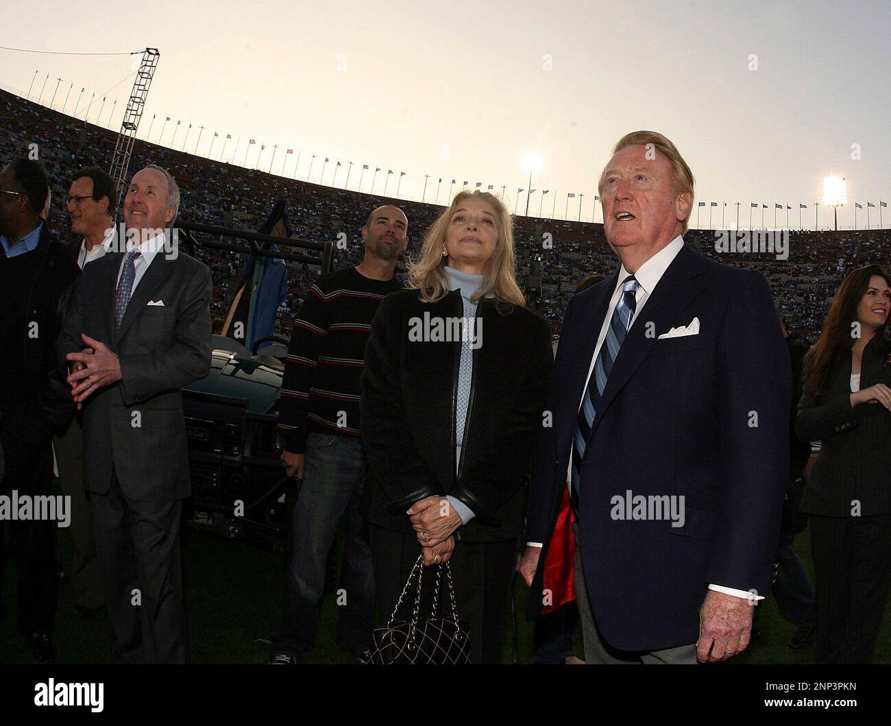 Sandi Scully wife of Hall of Fame and former Los Angeles Dodgers ...