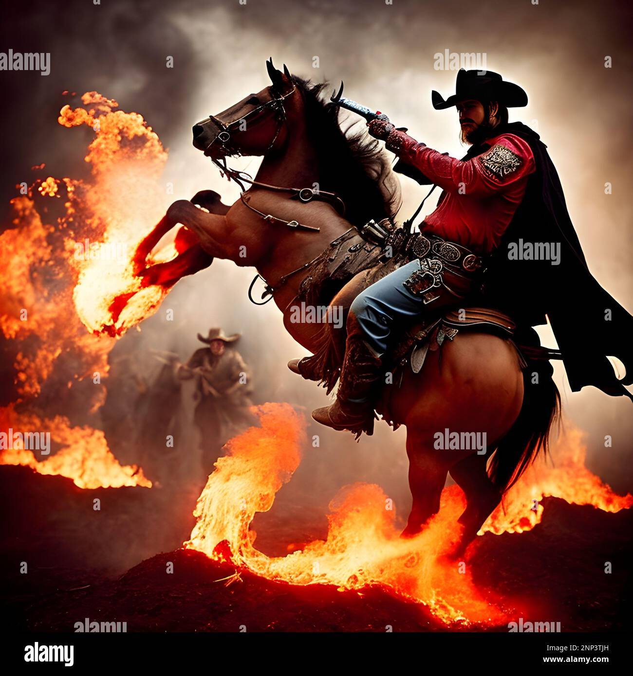 Cowboy Angels Wild West Fantasy Stock Photo - Alamy