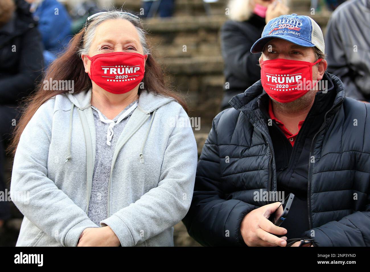 SUGAR HILL, GA - JANUARY 03: Donald Trump supporters during the SAVE ...