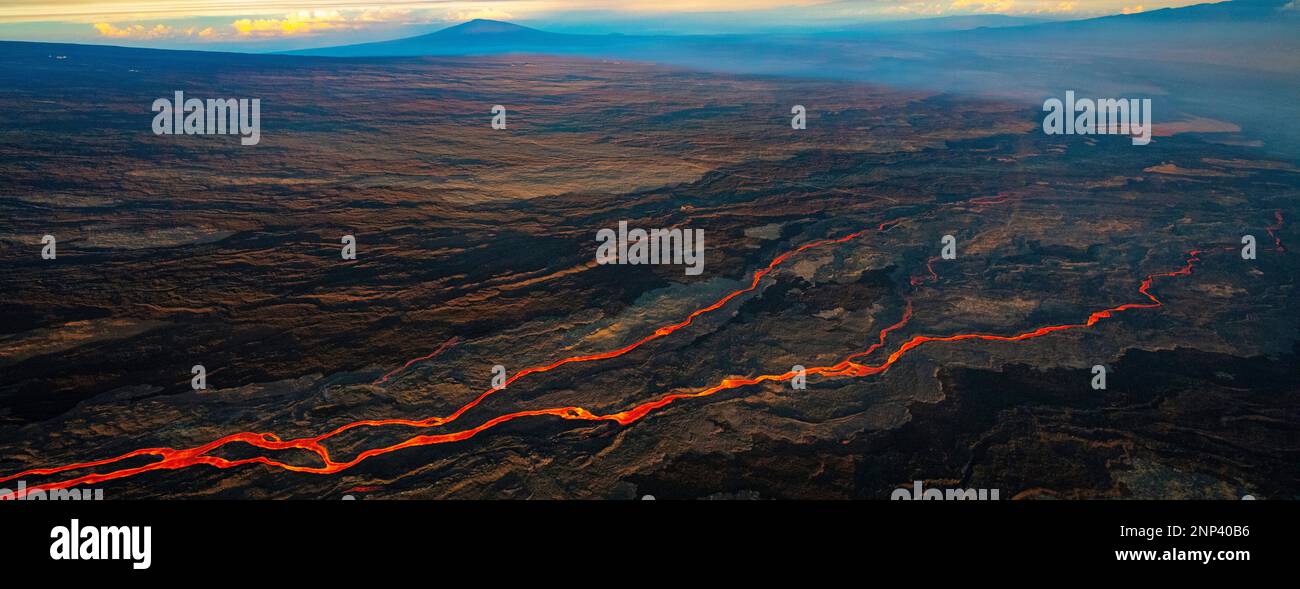 Majestic Hualalai Volcano, Big Island of Hawaii, USA Stock Photo - Alamy