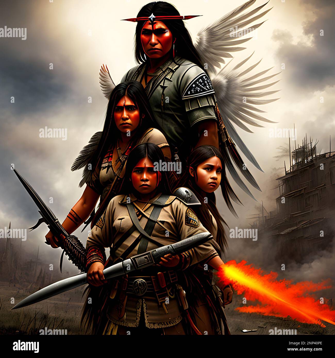 Native American Angel Ornaments