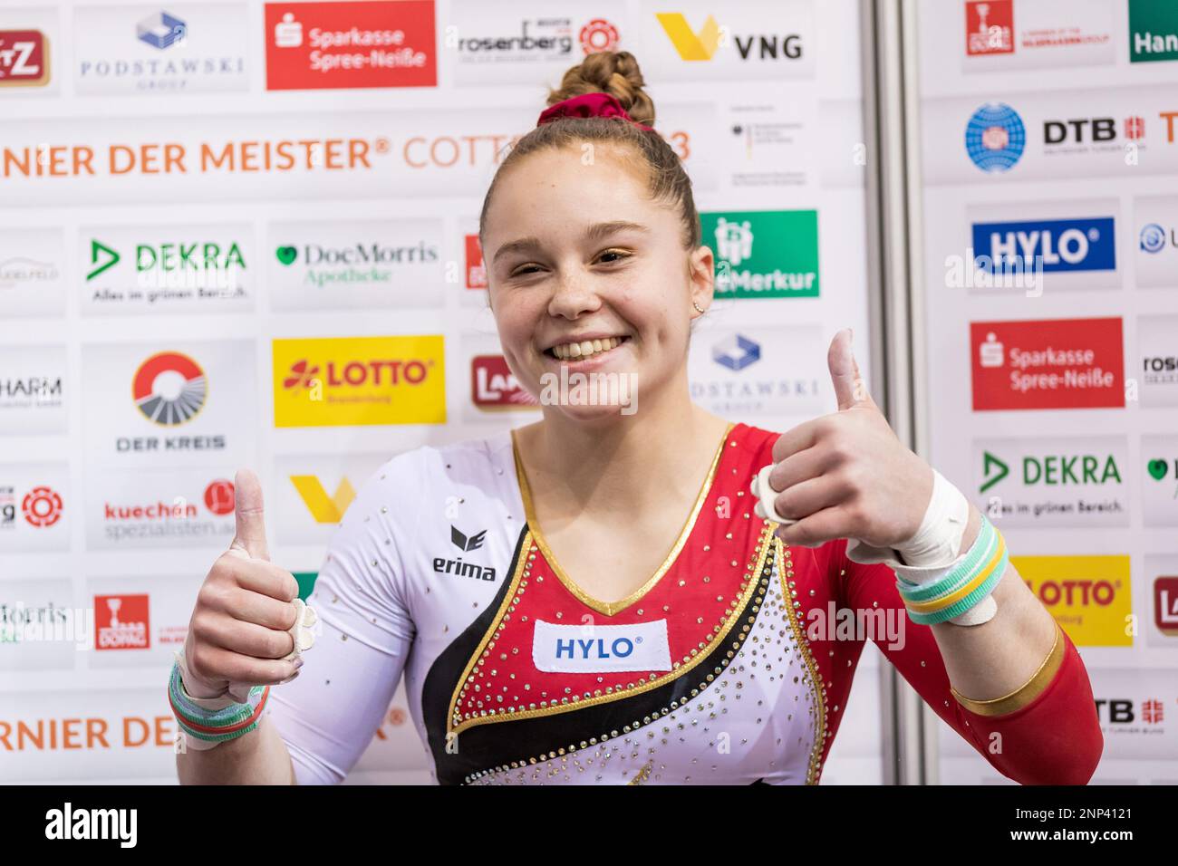 Cottbus, Germany. 25th Feb, 2023. Gymnastics: World Cup, 46th ...