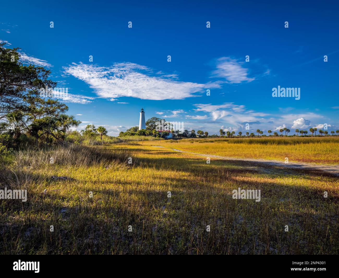 Lighthouse in Saint Marks National Wildlife Refuge, Saint Marks ...