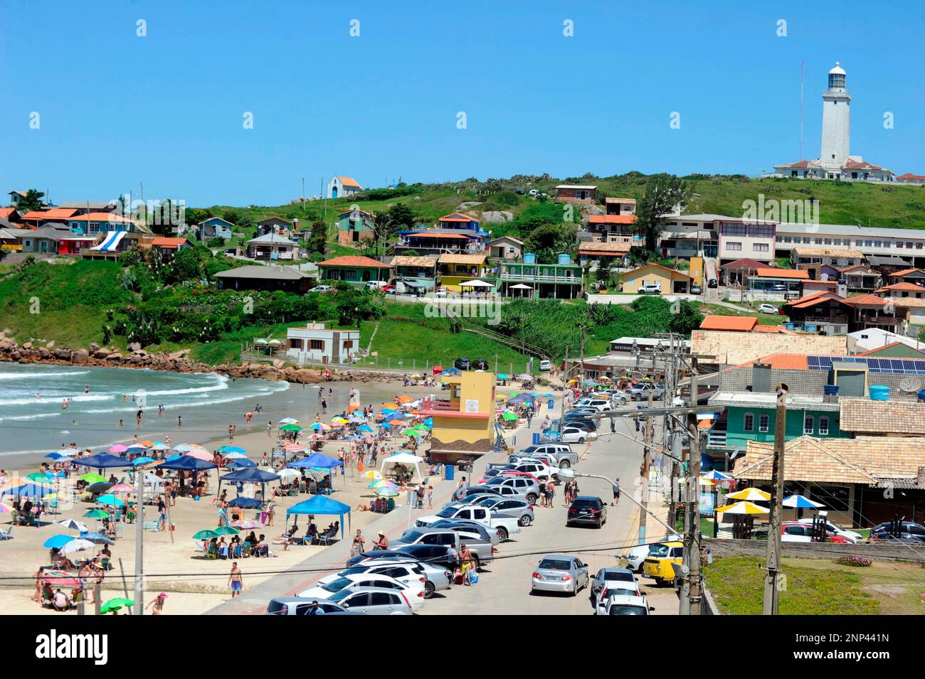 SC - 02/01/2021 - COVID 19, LAGUNA SANTA CATARINA, AGLOMERATION IN ORLA ...