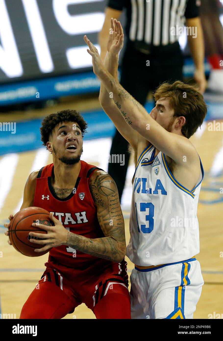LOS ANGELES, CA - DECEMBER 31: Utah Utes forward Timmy Allen (1 ...