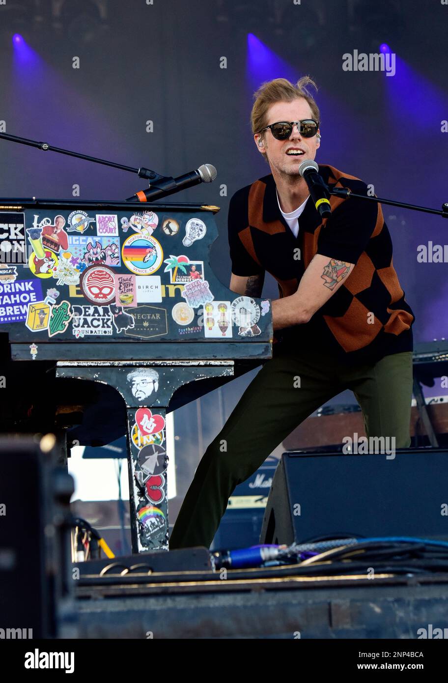 Tempe, Arizona, USA. 25th February, 2023. Andrew McMahon performing on ...
