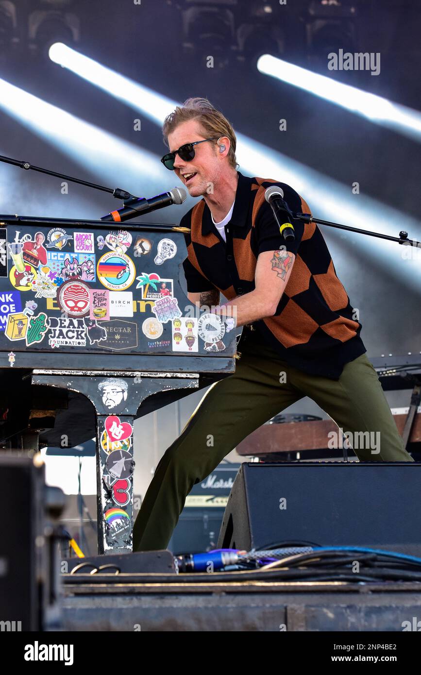 Tempe, Arizona, USA. 25th February, 2023. Andrew McMahon performing on ...