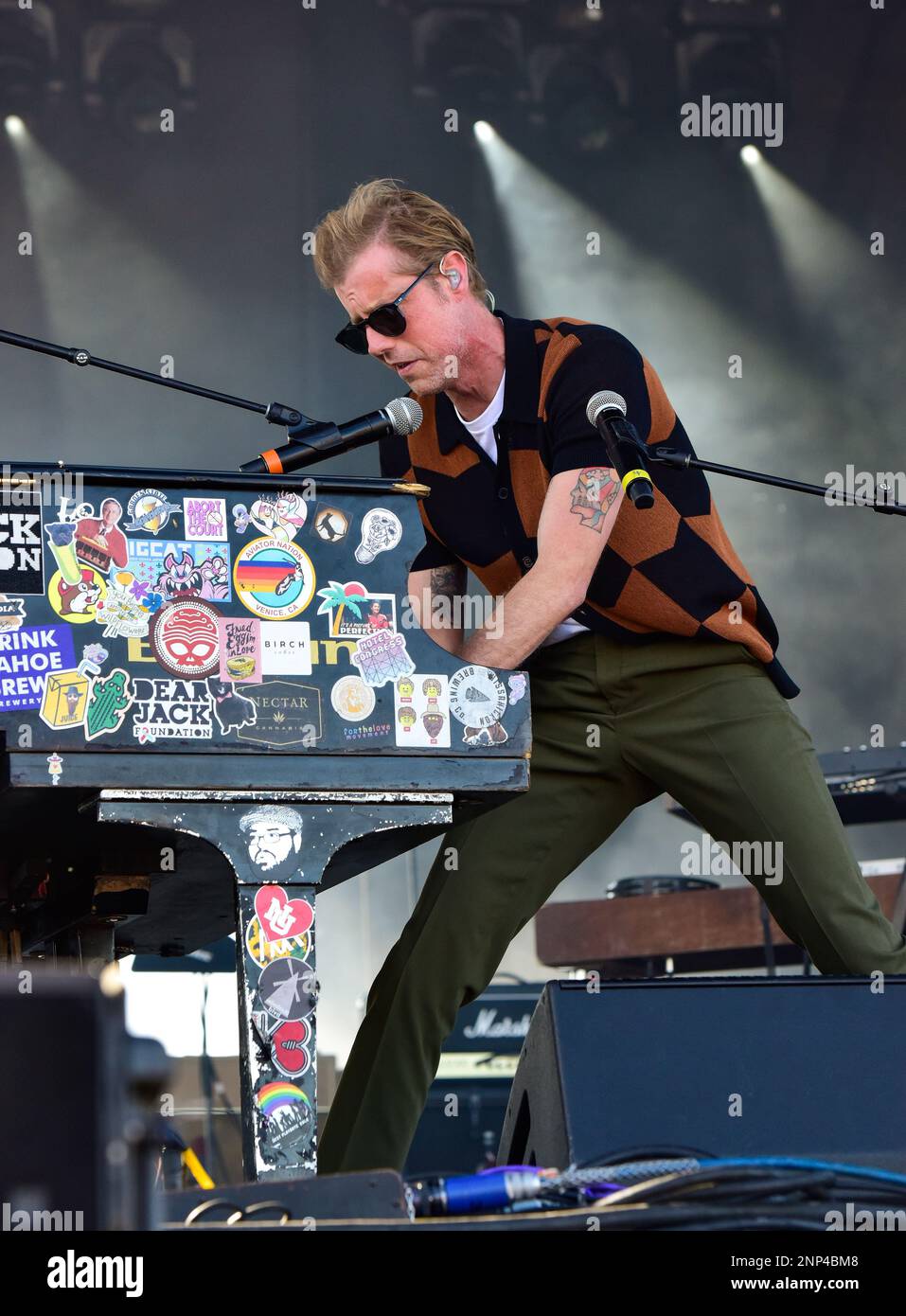 Tempe, Arizona, USA. 25th February, 2023. Andrew McMahon performing on ...