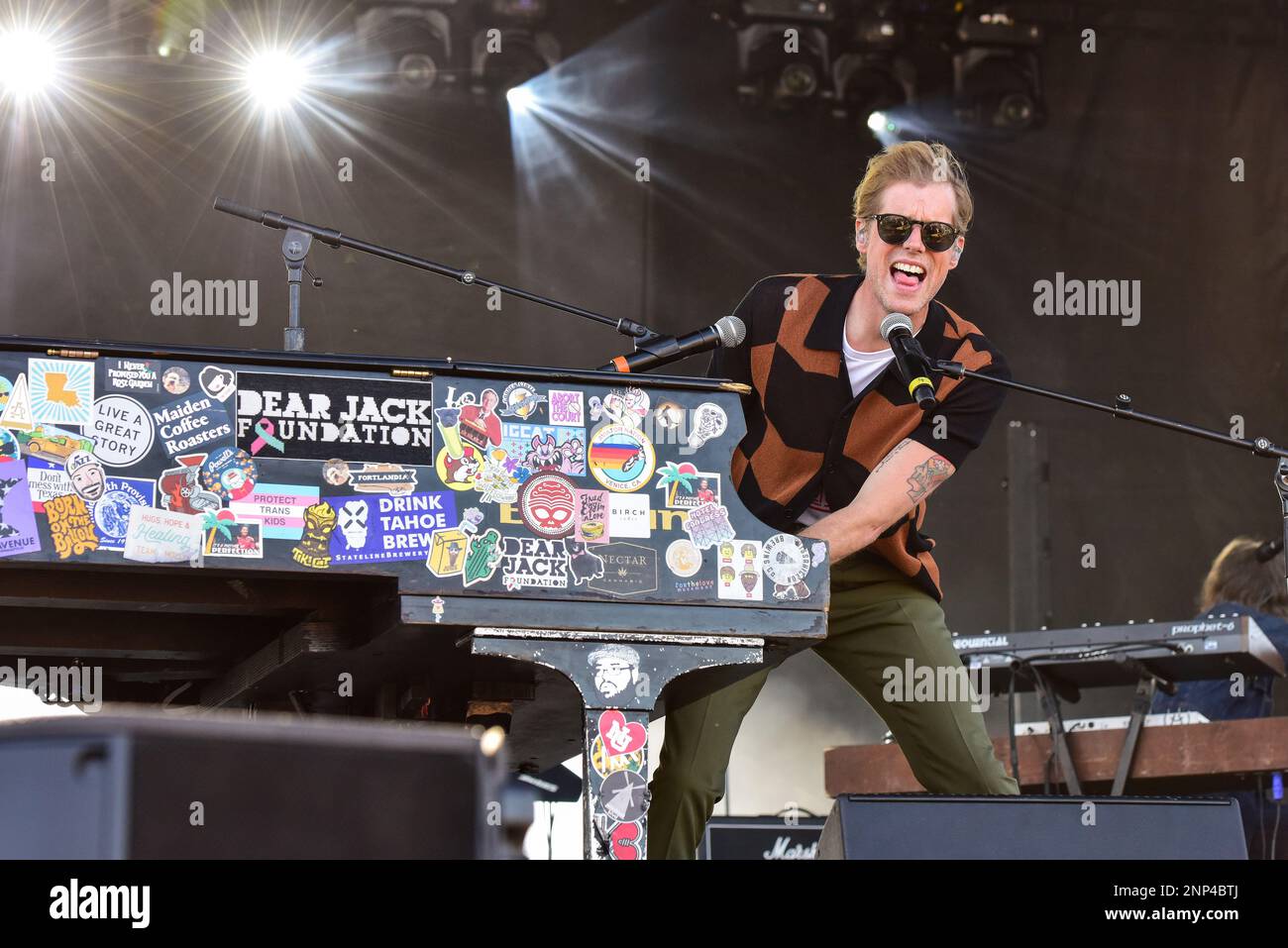 Tempe, Arizona, USA. 25th February, 2023. Andrew McMahon performing on ...
