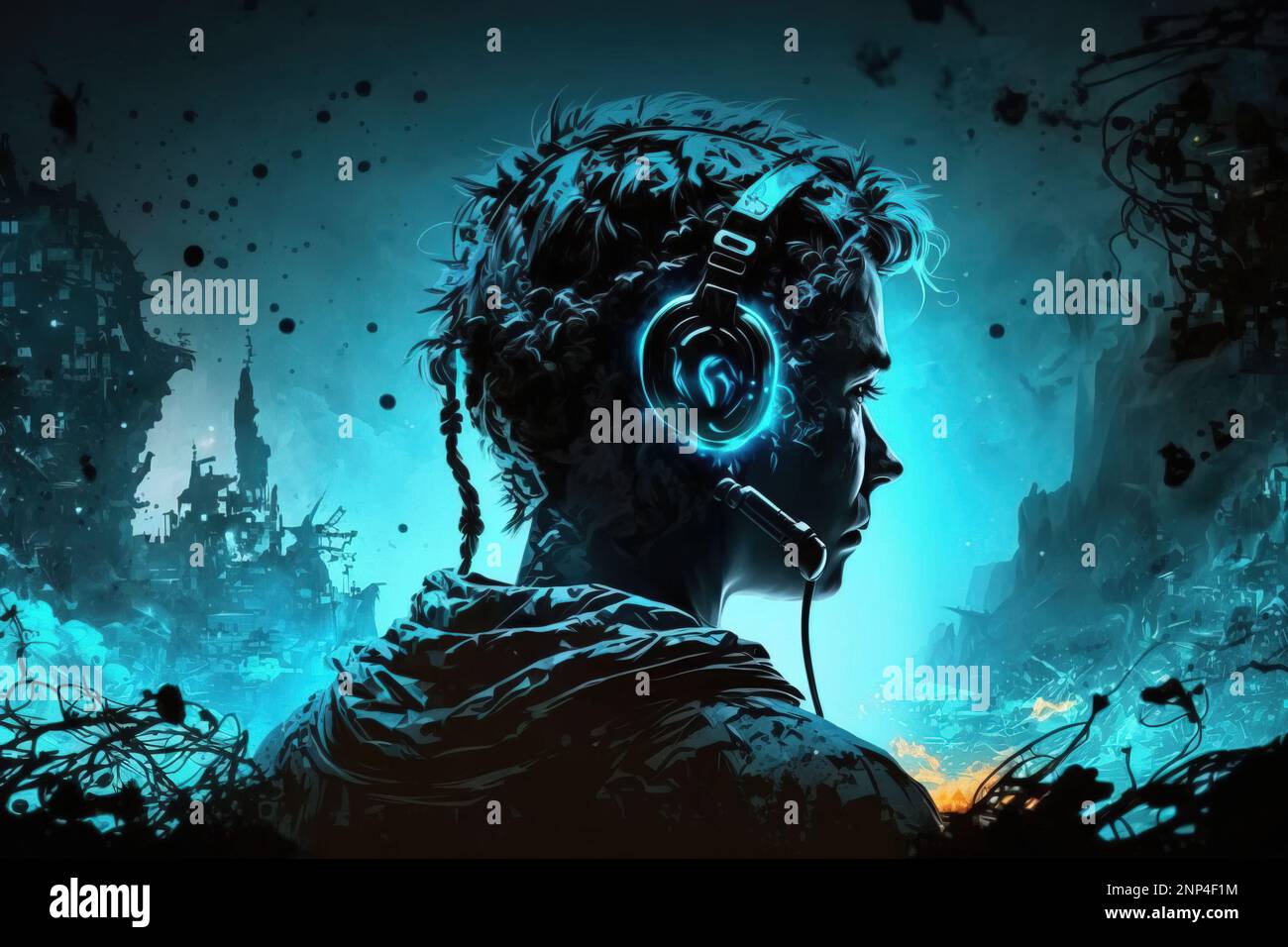 Gamer wallpaper hi-res stock photography and images - Alamy