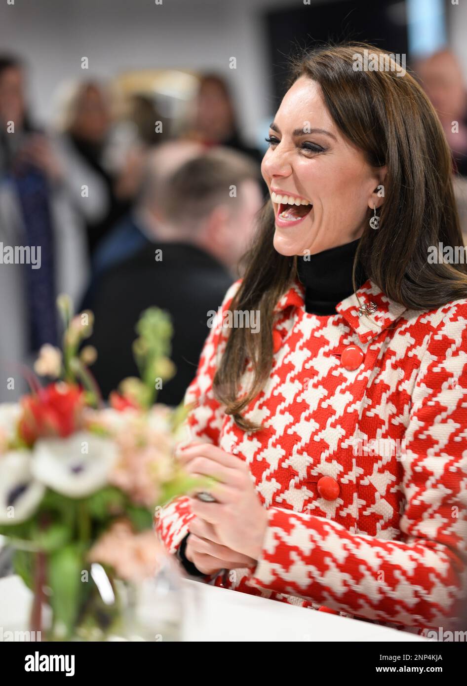 The Princess of Wales meets injured players who are supported by the ...