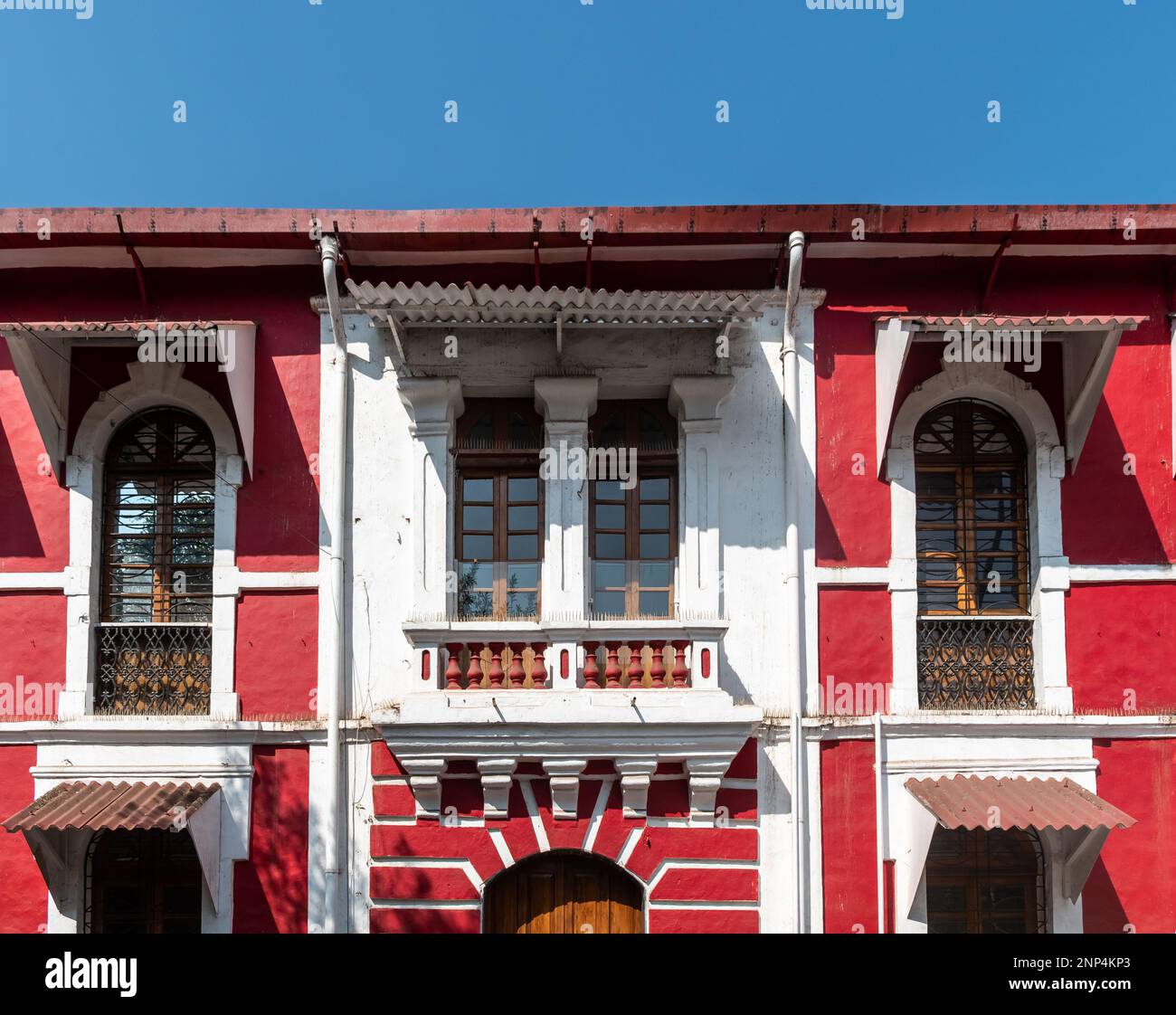 Panjim, Goa, India - January 2023: Exterior facade of a vintage ...