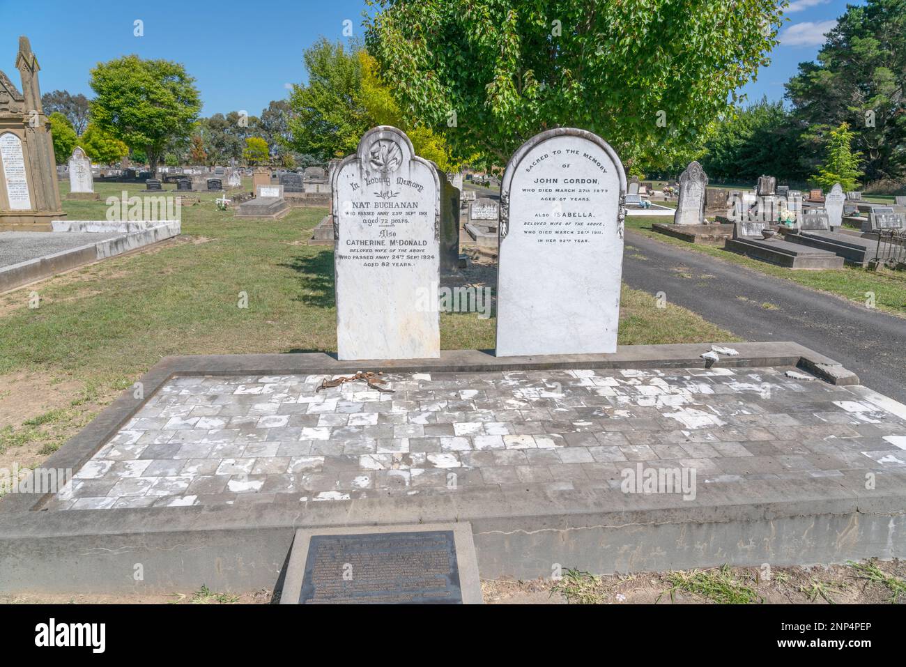 Nat Buchanans Grave in Walcha, new south wales, australia, he was a ...