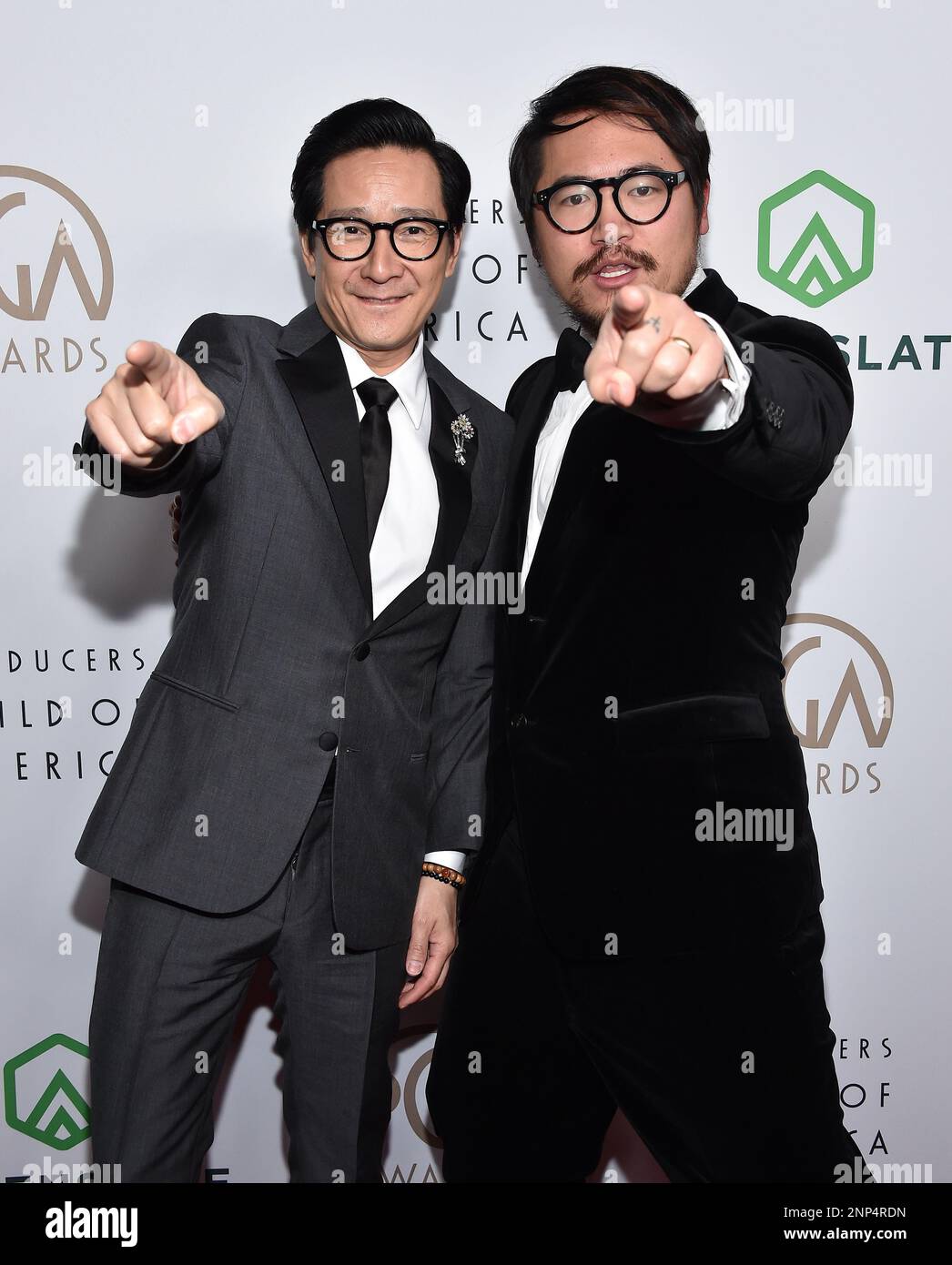 Beverly Hills, USA. 25th Feb 2023. Ke Huy Kwan and and Daniel Kwan ...