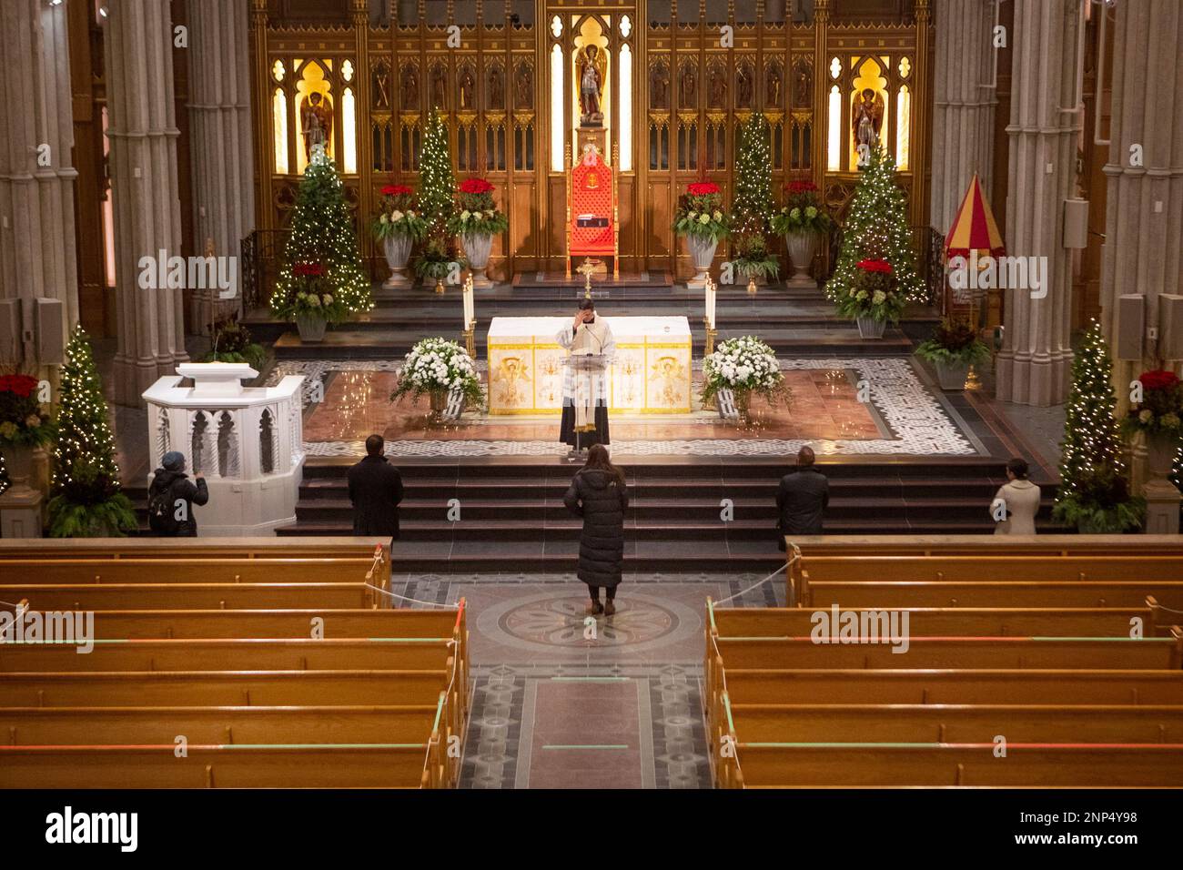 The Rev. Ed Curtis conducts Holy Communion services at St. Michael's ...