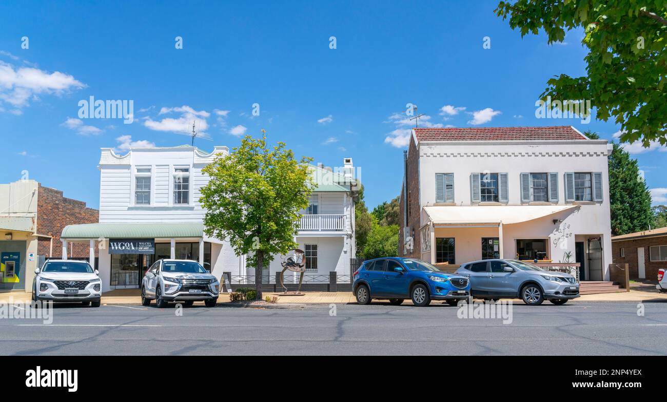 Historic buildings in Walcha, new south wales, australia, including The ... Historic buildings in Walcha, new south wales, australia, including The ...