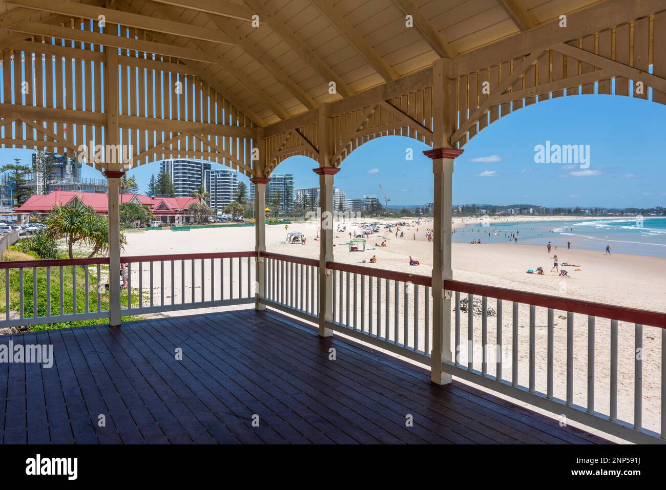 Kirra Beach Pavilion on the gold coast, queensland, australia Stock ...