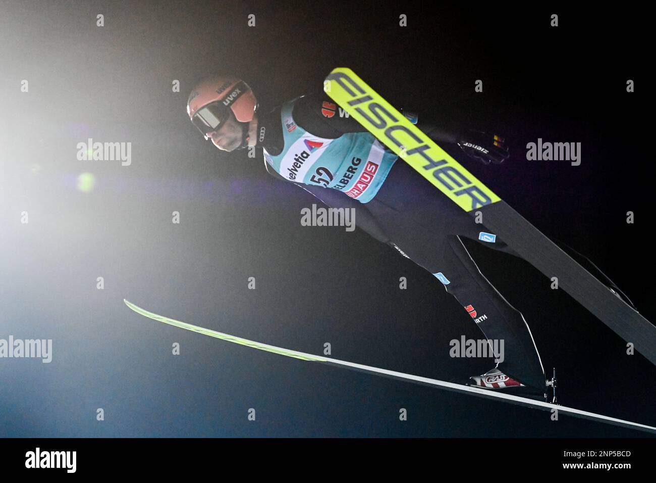 Pius Paschke of Germany in action at the men's ski jumping FIS World ...