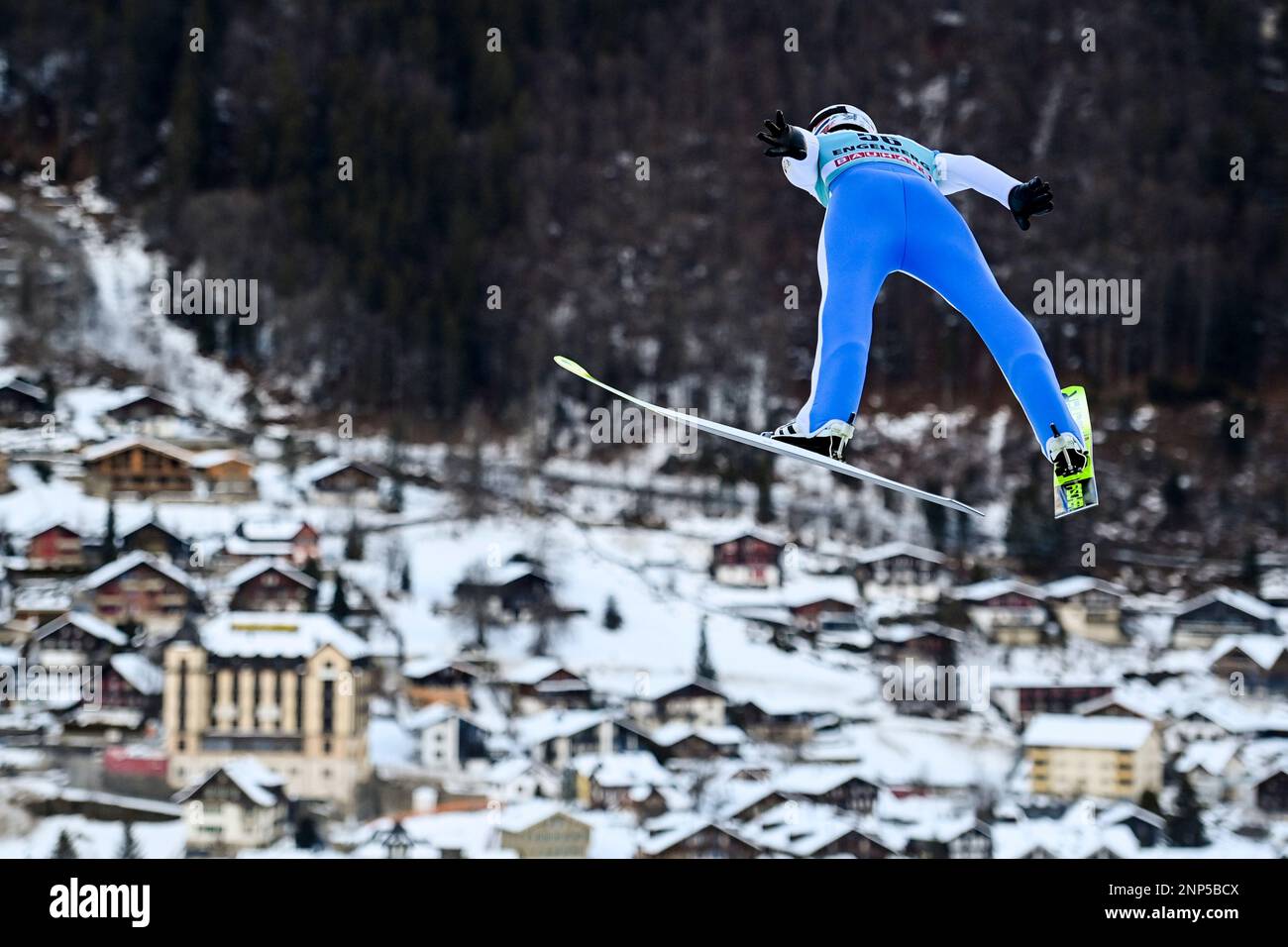 Robert Johansson of Norway in action at the men's ski jumping FIS World ...
