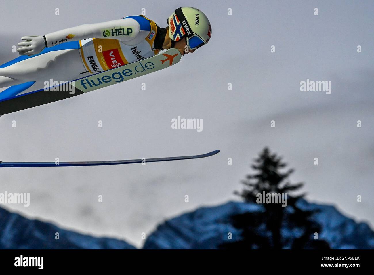 Halvor Egner Granerud of Norway in action at the men's ski jumping FIS ...
