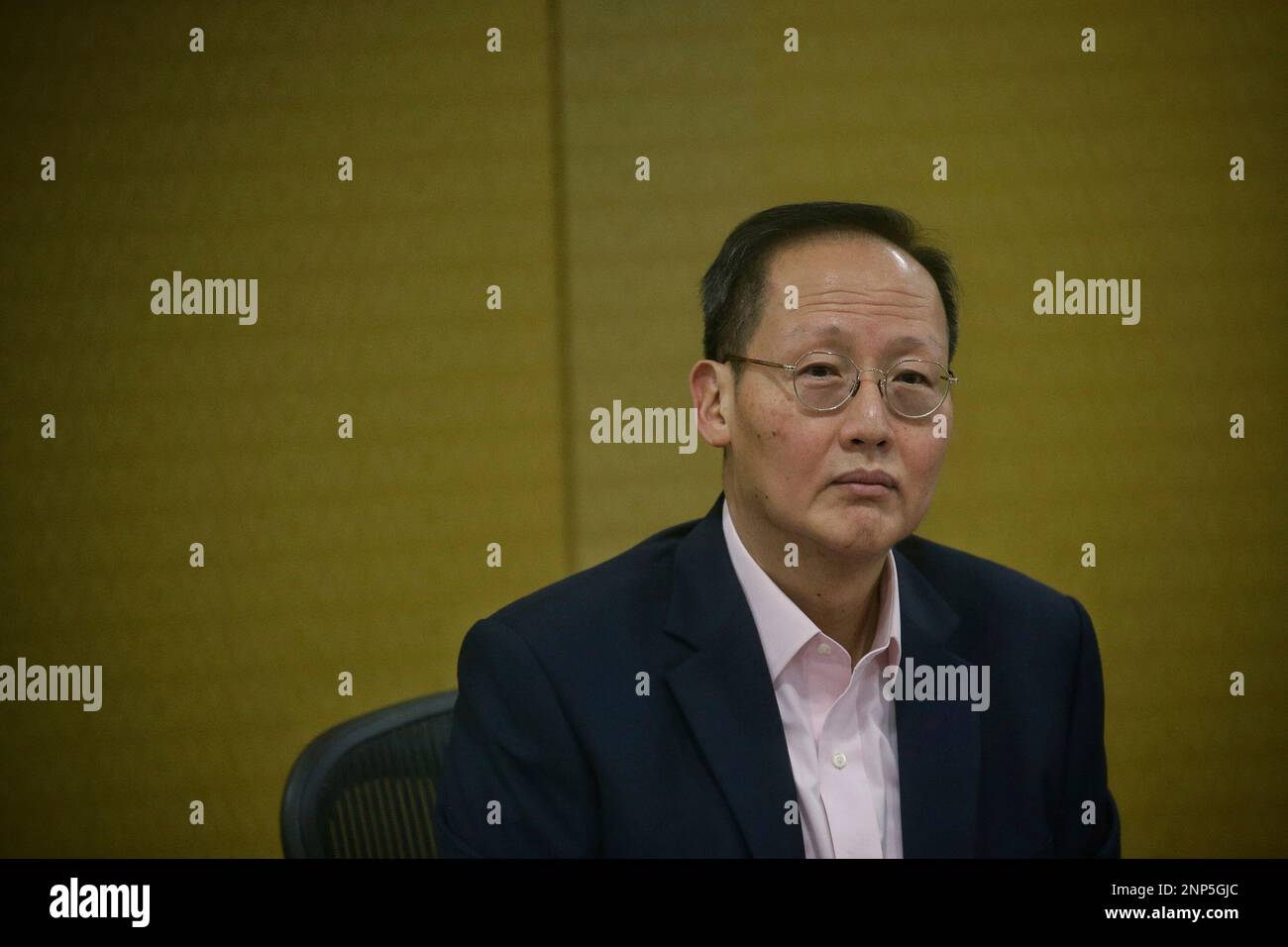 Second Minister for Manpower Dr Tan See Leng, speaking during a briefing, photographed on 6 ...