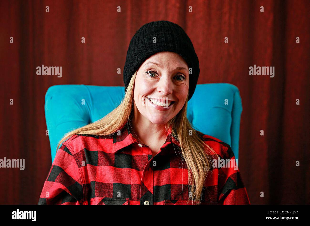 Actress Tracy McDowell poses at the Alpine Theatre Project Garage in ...