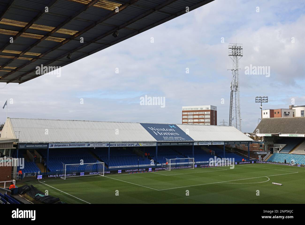 Peterborough united london road view hi-res stock photography and ...