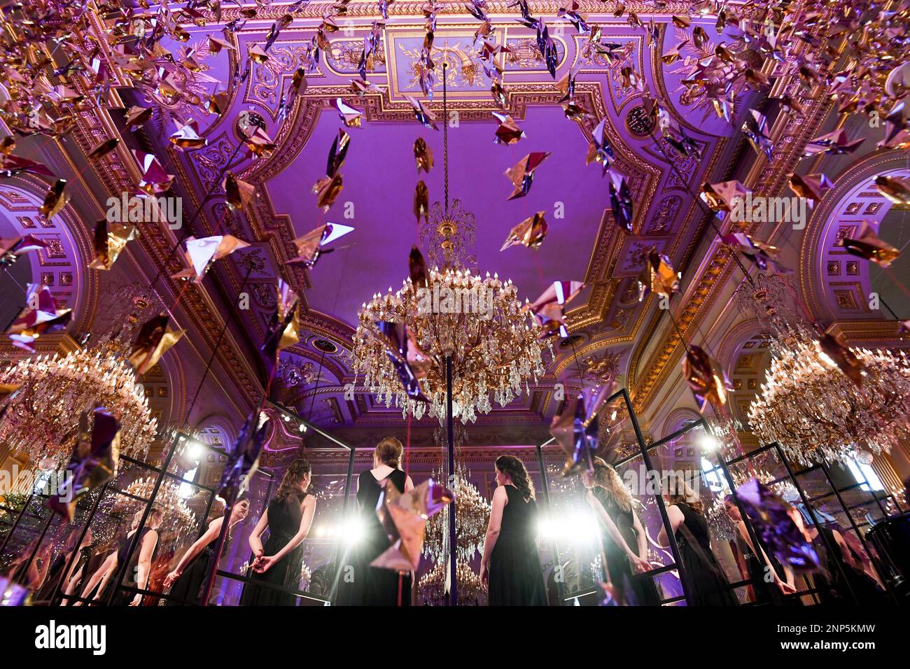 A Scala choir sings during the traditional Christmas ceremony at the ...
