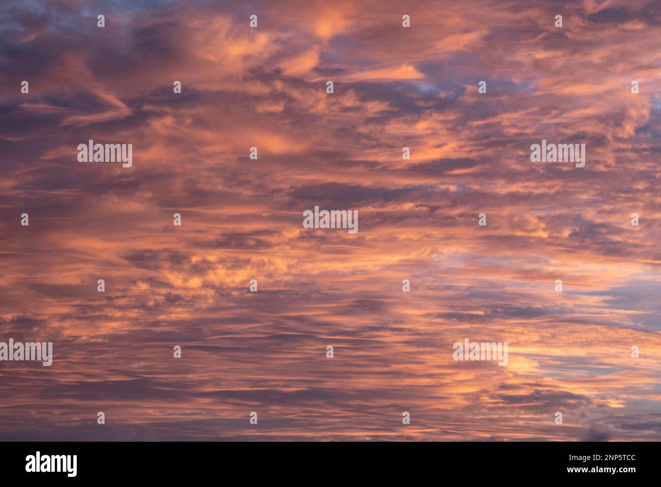 Stunning colorful sunset sky for use as background or element in ...