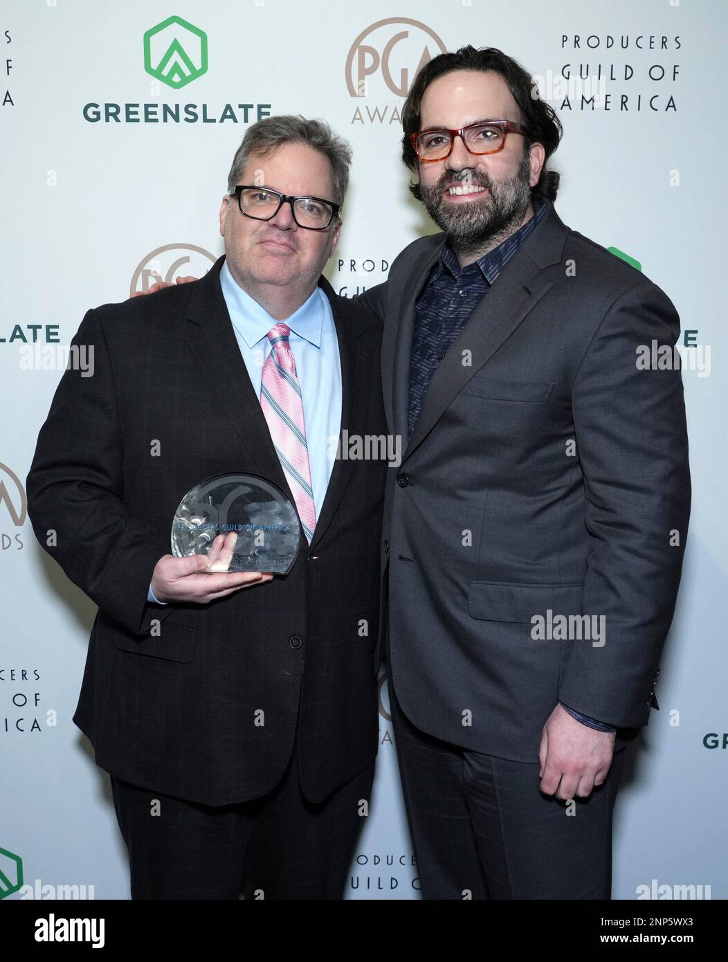 Tyson Bidner, left, and Josh Senior backstage at the 34th Annual ...