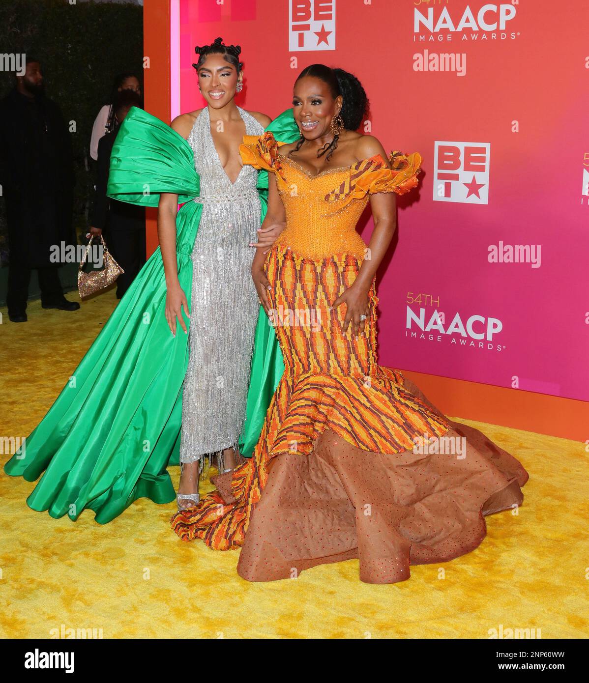 Pasadena, USA. 25th Feb, 2023. Ivy Victoria Maurice, Sheryl Lee Ralph ...