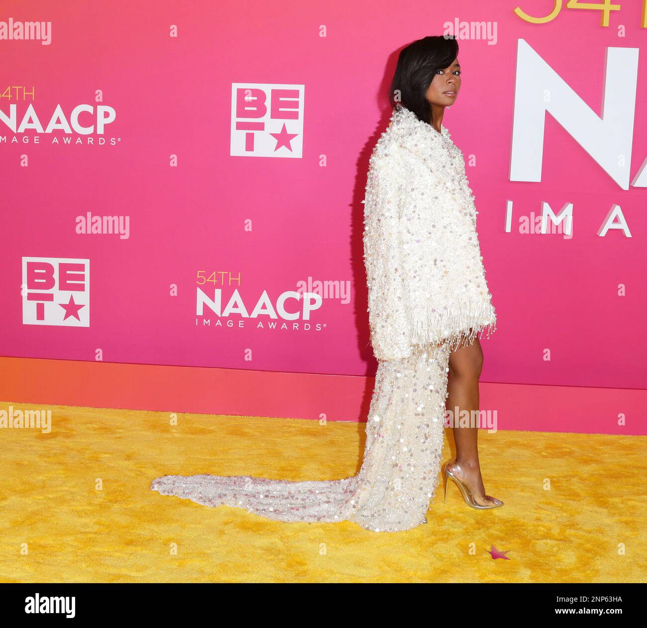 Alexis Floyd arrives at The 54th NAACP Image Awards, held at The ...