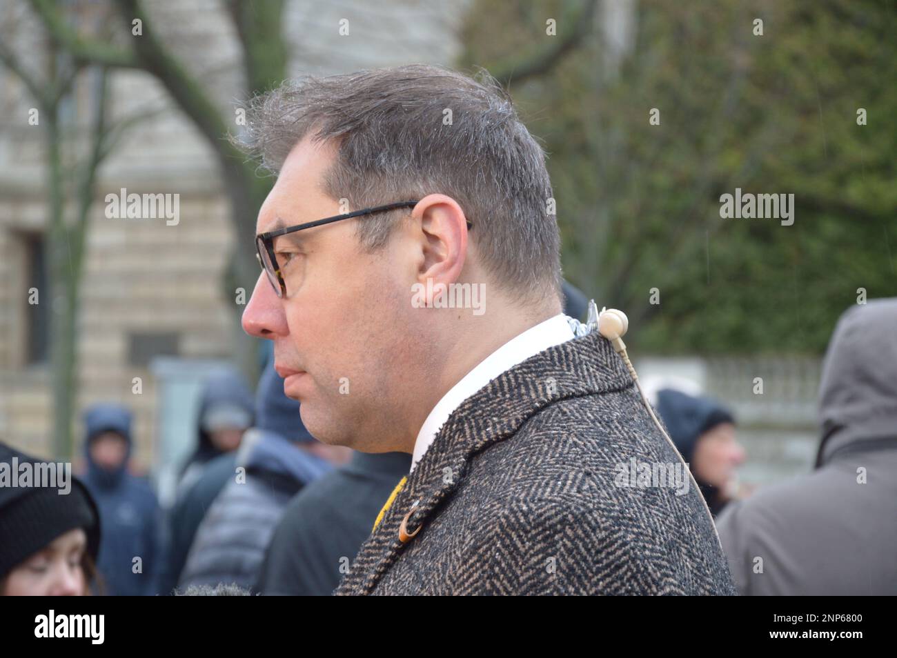 Berlin, Germany - February 24, 2023 - Oleksii Makeiev, Ambassador of ...