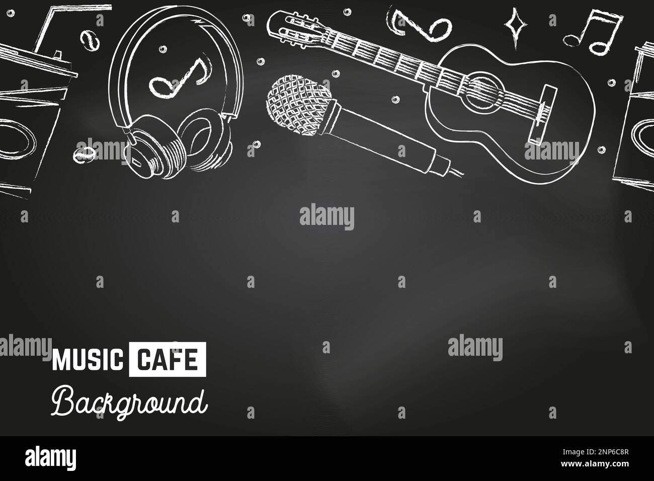 Cafe microphone Stock Vector Images - Alamy