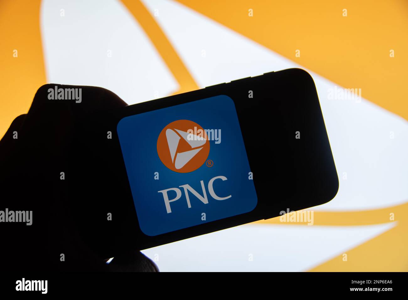 Rheinbach, Germany 26 February 2023, The brand logo of the US company ...