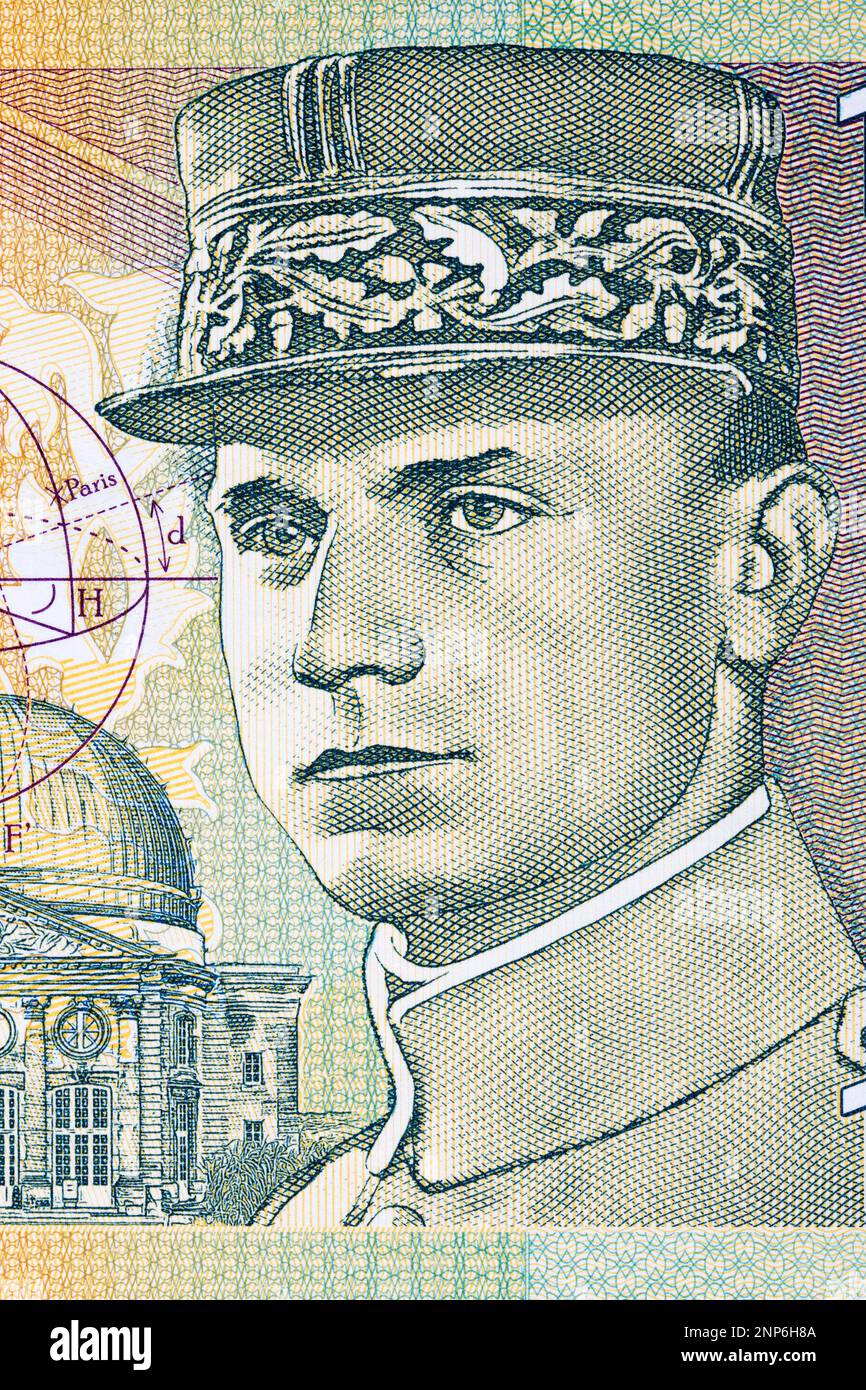 Milan Rastislav Stefanik a portrait from Czechoslovak money Stock Photo ...