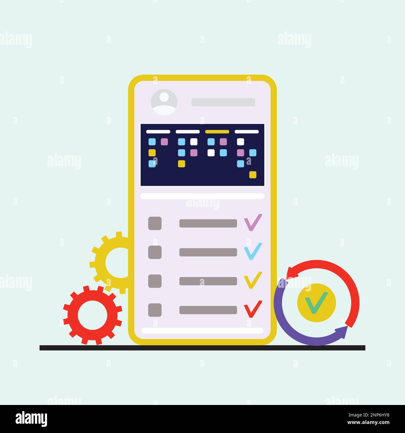Smart application for management and planning, to do list in smartphone ...