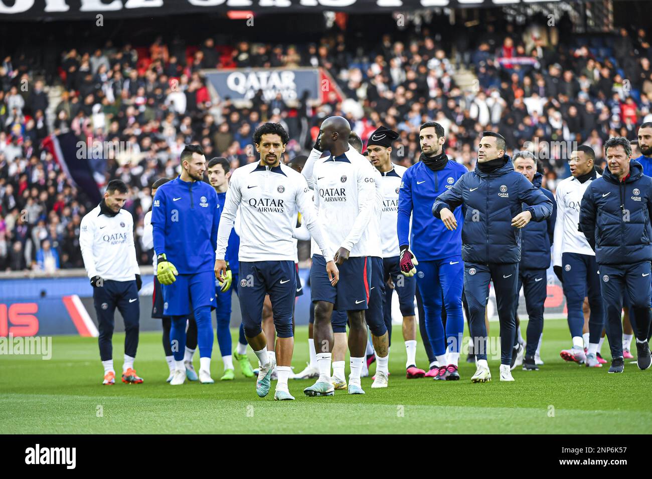Marquinhos (Marcos Aoas Correa) during the public training of the Paris ...