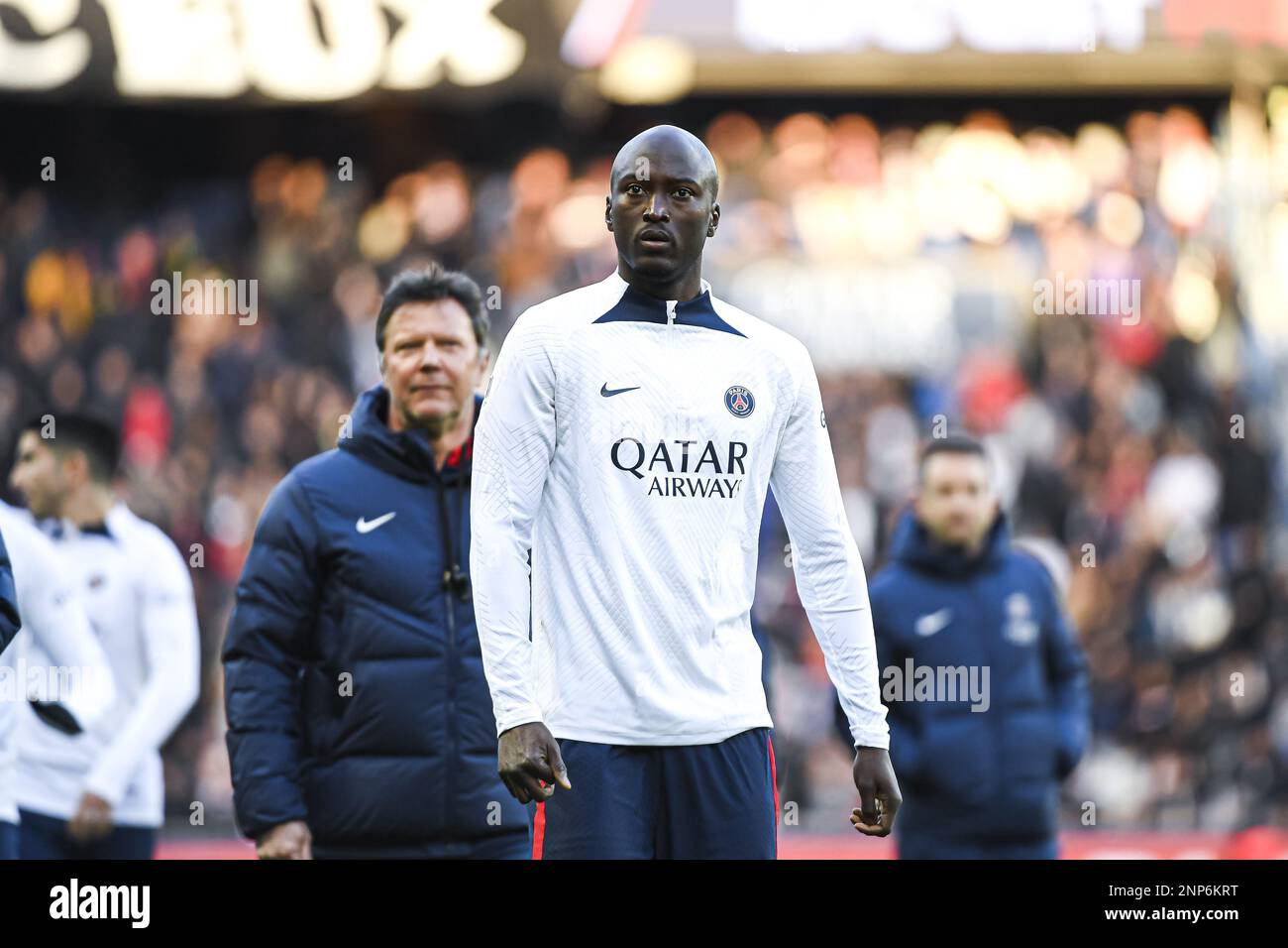 Danilo Pereira and players (group) during the public training of the ...