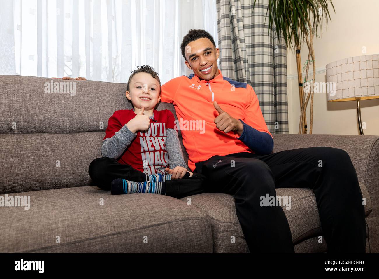 Liverpool FC right-back Alexander-Arnold surprised a young five-year ...