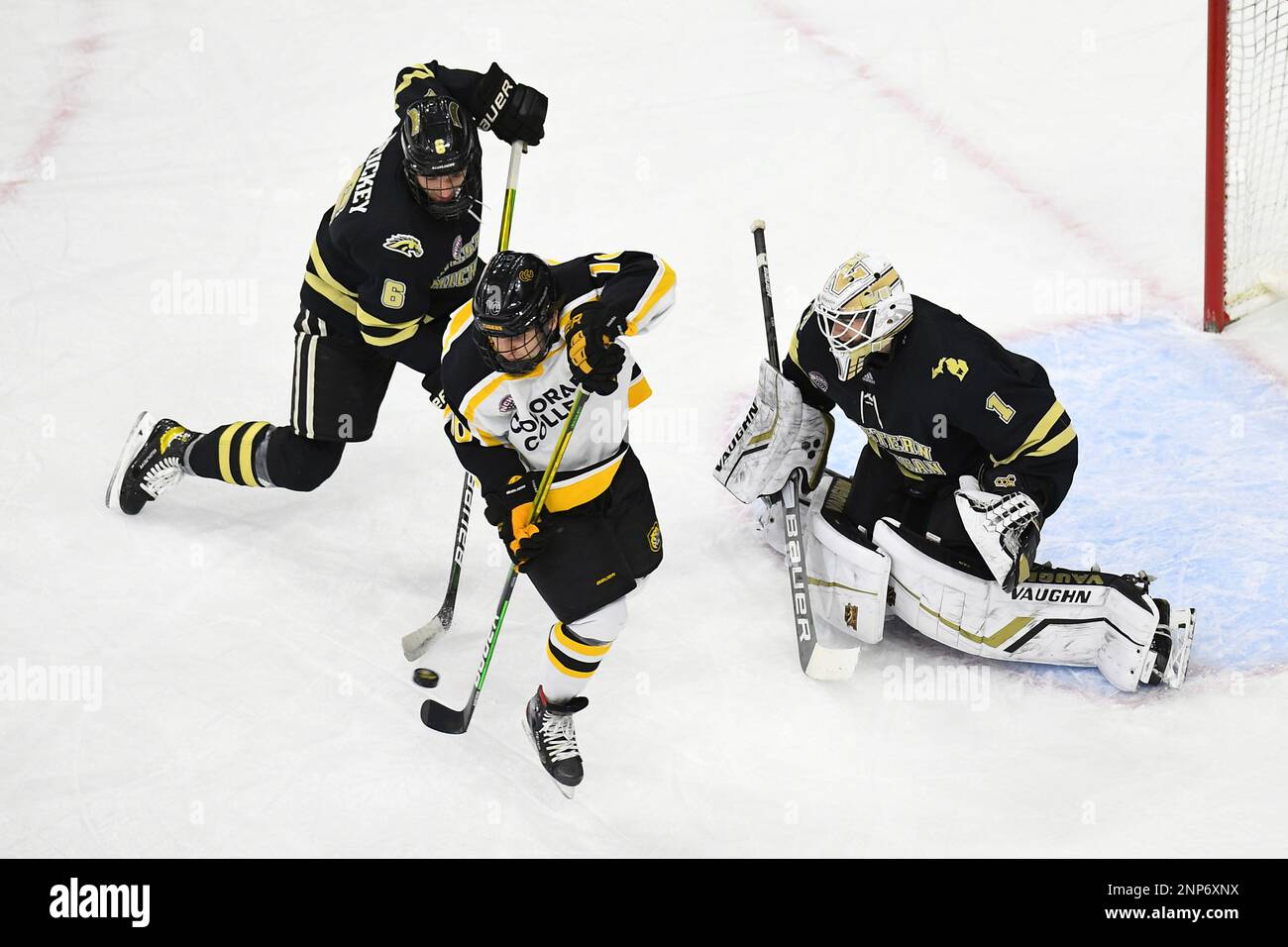 December 8, 2020 Colorado College Tigers forward Patrick Cozzi (10 ...