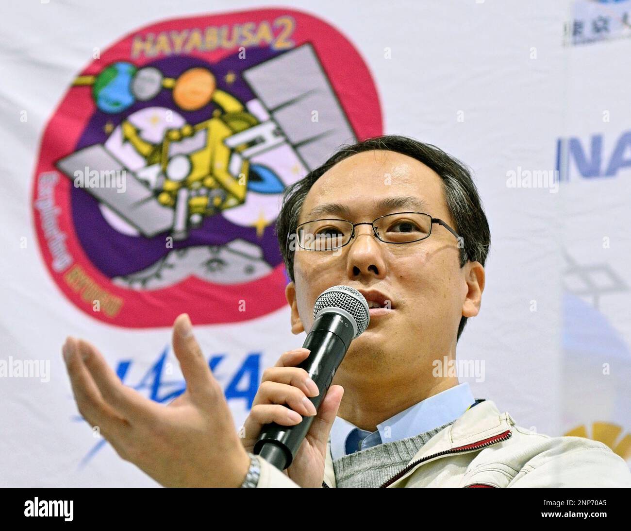 Japan Aerospace Exploration Agency (JAXA) Hayabusa2 project manager ...