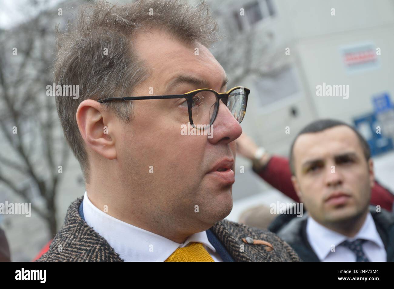 Berlin, Germany - February 24, 2023 - Oleksii Makeiev, Ambassador of ...