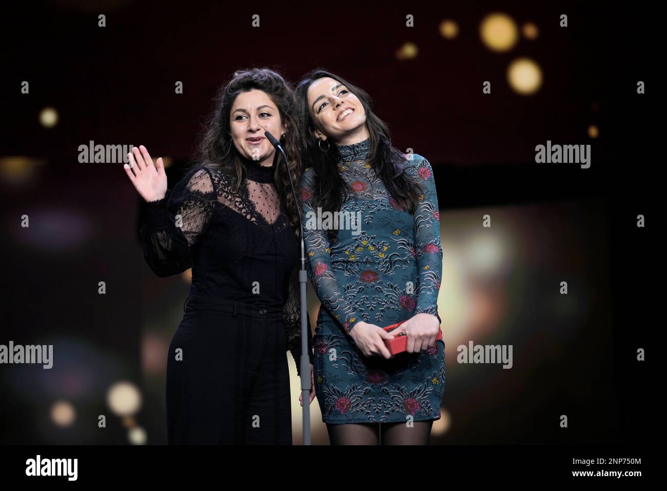 Noel Keserwany, left, and Michelle Keserwany receive the Golden Bear ...