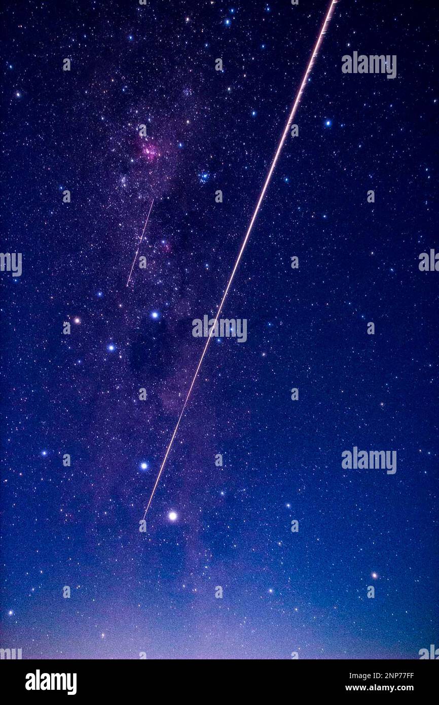 This photo provided by Japan Aerospace Exploration Agency (JAXA) shows ...