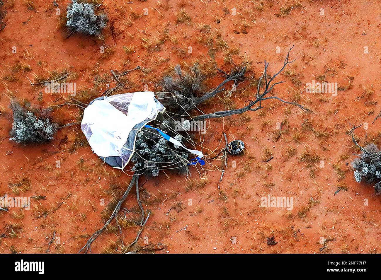 In this photo provided by the Japan Aerospace Exploration Agency (JAXA ...