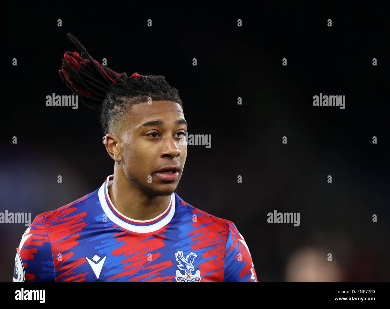 London, England, 25th February 2023. Michael Olise of Crystal Palace ...
