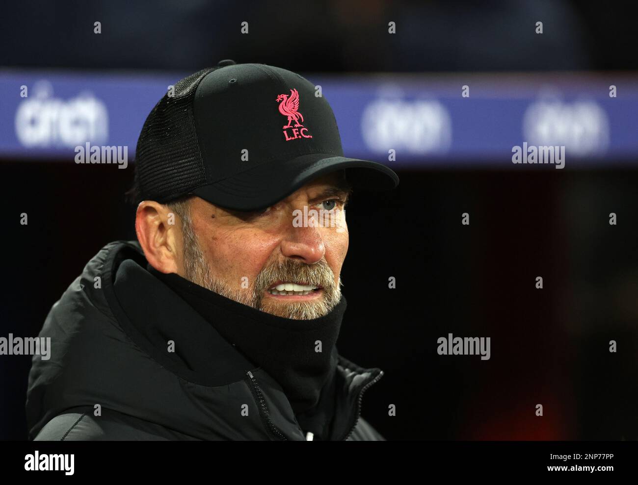 London, England, 25th February 2023. Jurgen Klopp manager of Liverpool ...