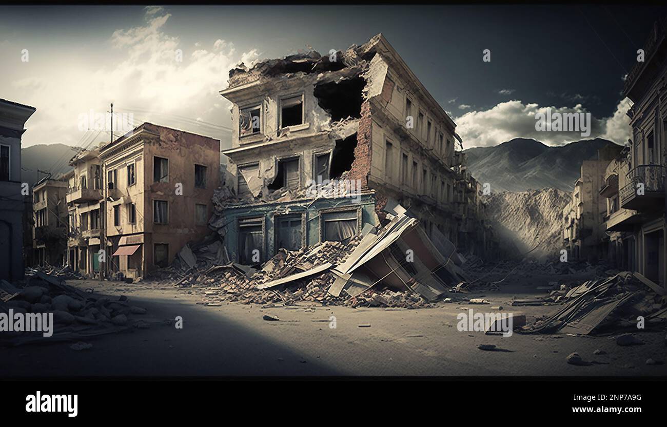 Earthquake turkey road hi-res stock photography and images - Alamy