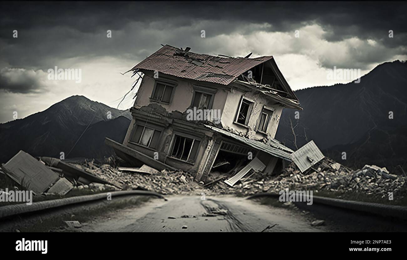 Earthquake crack ground hi-res stock photography and images - Alamy
